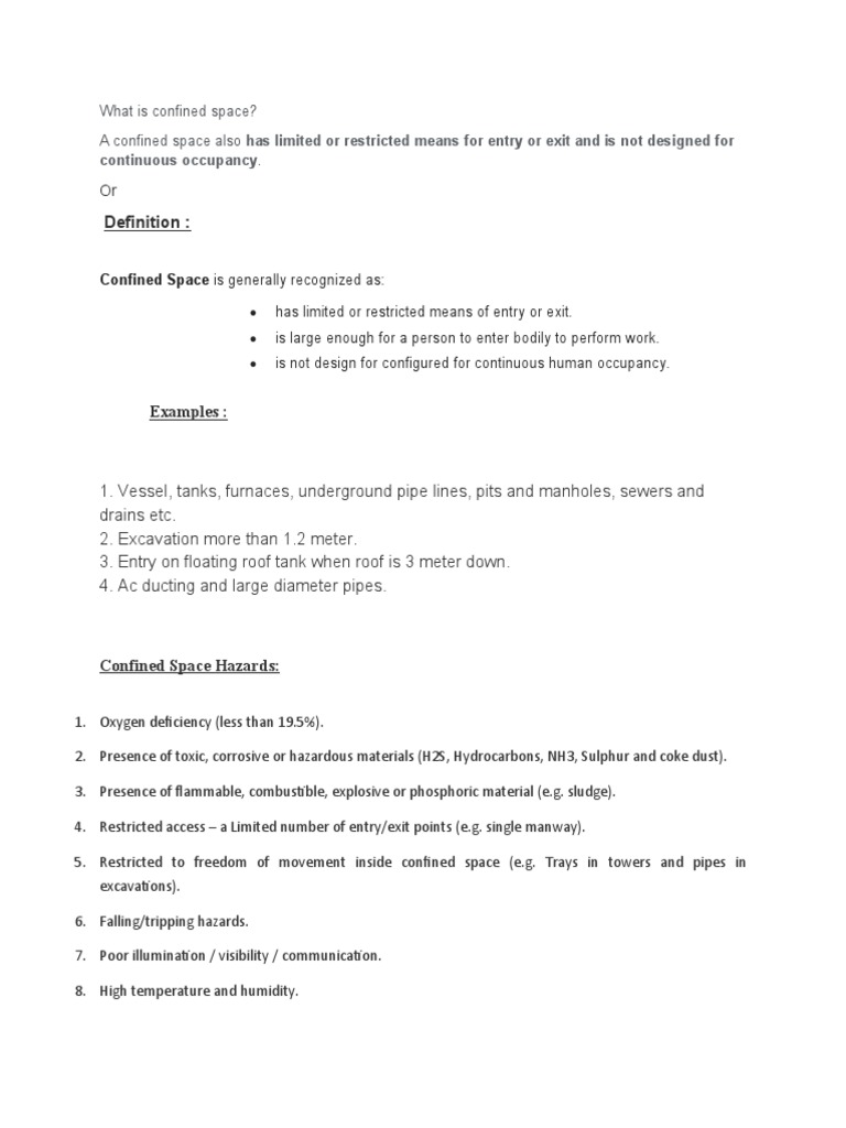 Duties of Hole Watcher | PDF | Chemistry | Occupational Safety And Health