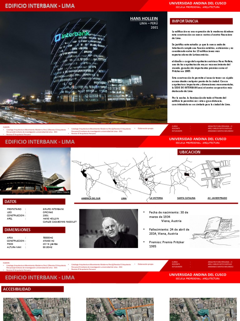 Edificio Interbank Lima | PDF | Perú | Lima