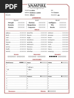 VTM V5 Sheets | PDF