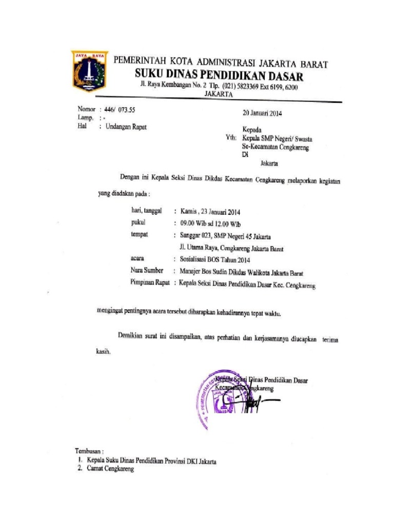 Surat Resmi Dan Tidak Resmi Pdf