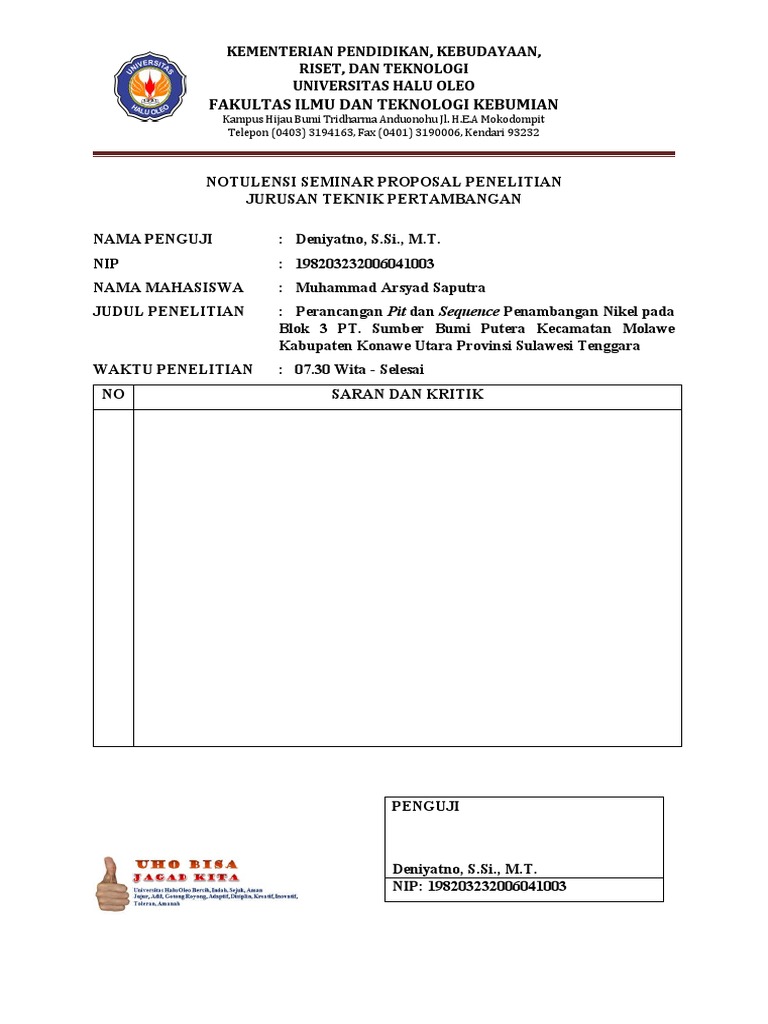 Notulen Seminar | PDF