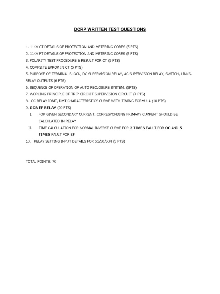 DCRP Written Test Questions | PDF | Science & Mathematics | Computers
