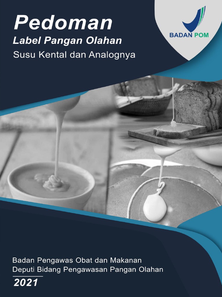 Pedoman Label Susu Kental dan Analognya | PDF | Kesehatan Holistik