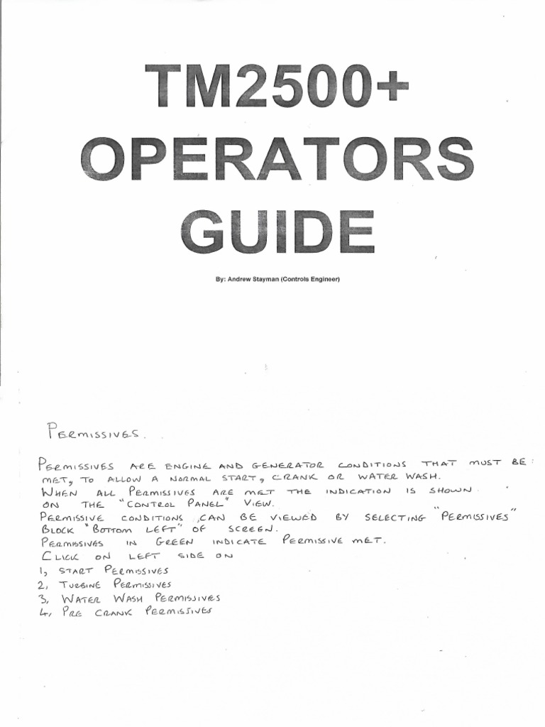 Operators Guide | PDF
