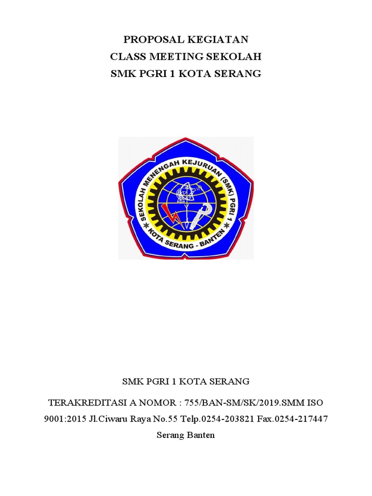 Proposal Kegiatan Class Meeting Osis | PDF