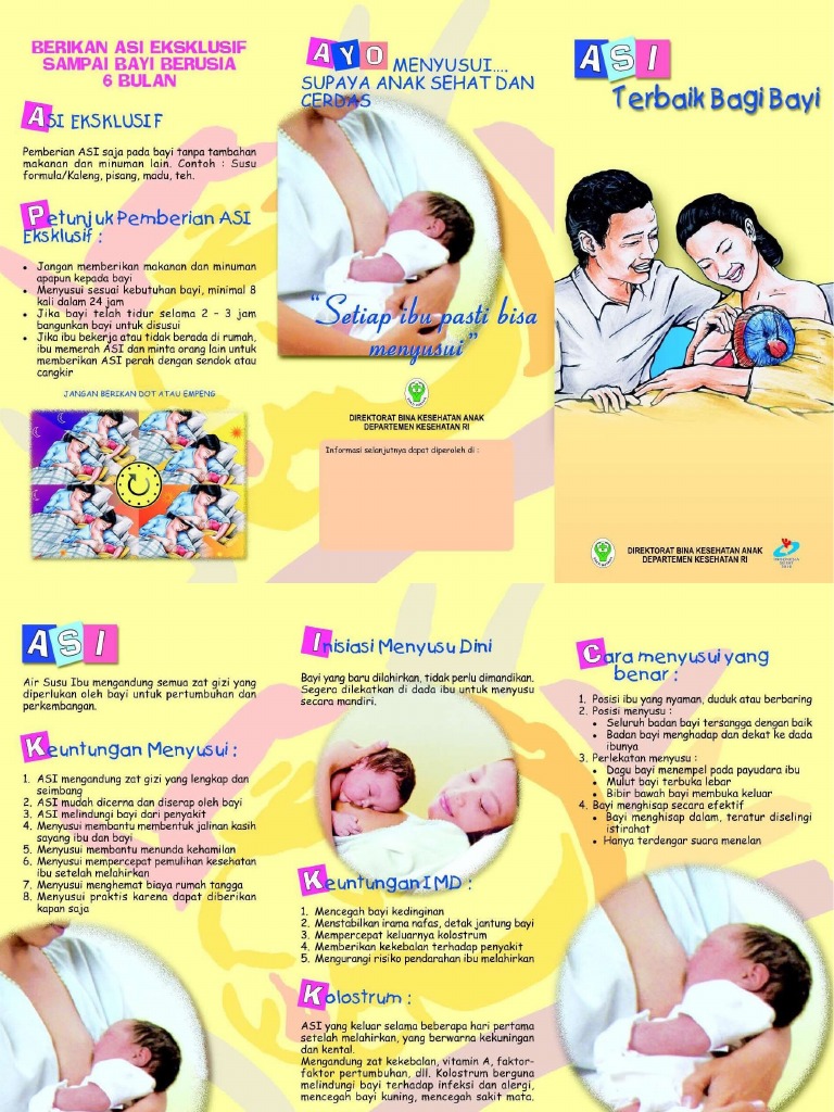 Leaflet Kesehatan Bayi Baru Lahir | PDF