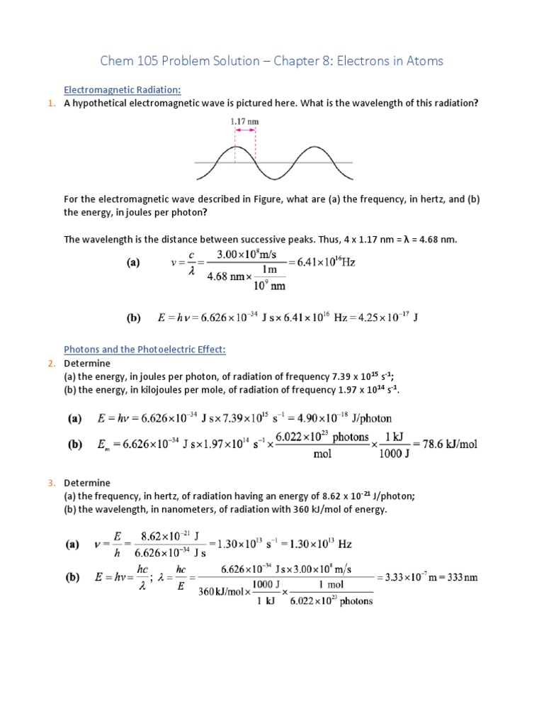 PS1 Qa | PDF | Electromagnetic Radiation | Electromagnetic Spectrum