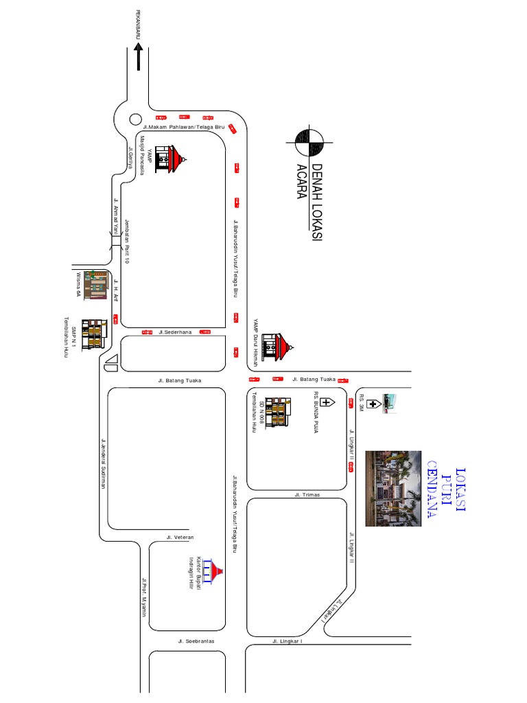 Denah Tembilahan Model | PDF