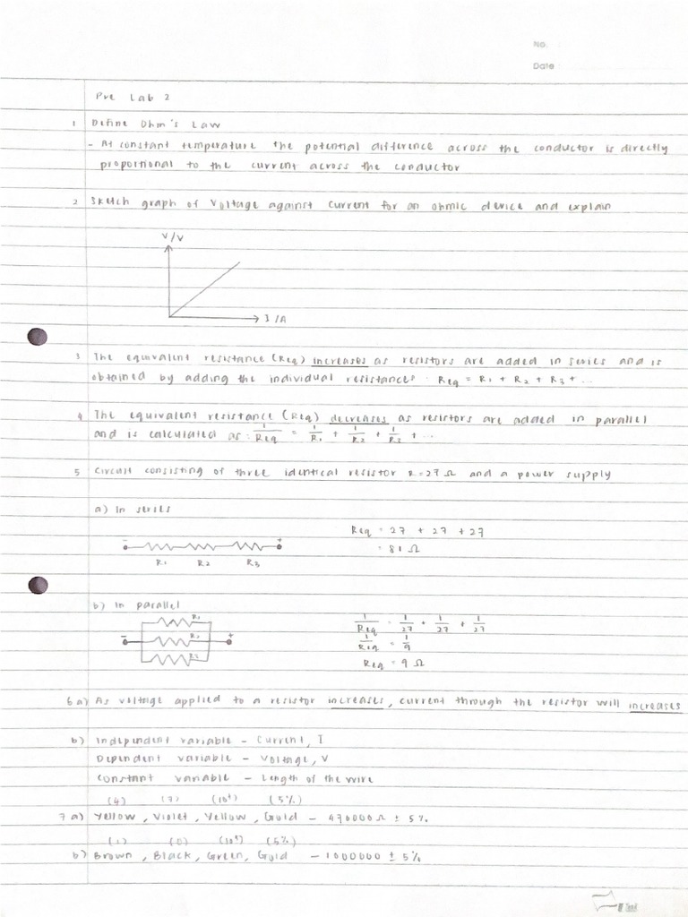 Phy Pre Lab 2 | PDF Phy Pre Lab 2 | PDF