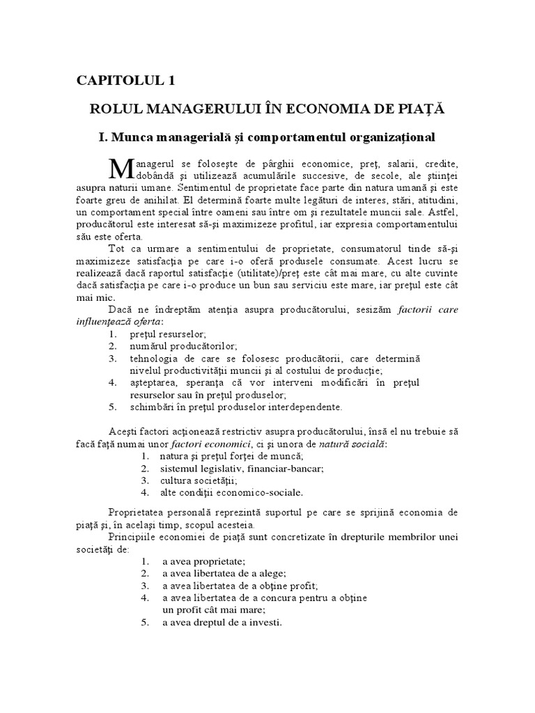 Management Curs | PDF