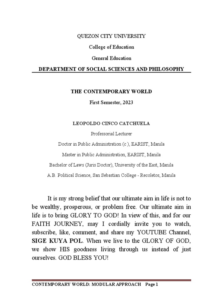 Globalization: Key Facilitators & Theories | PDF | International ...
