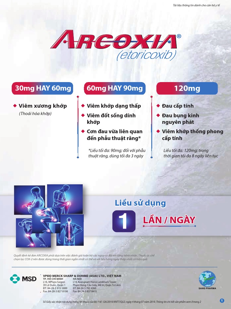 Brochure Arcoxia (CXK) | PDF