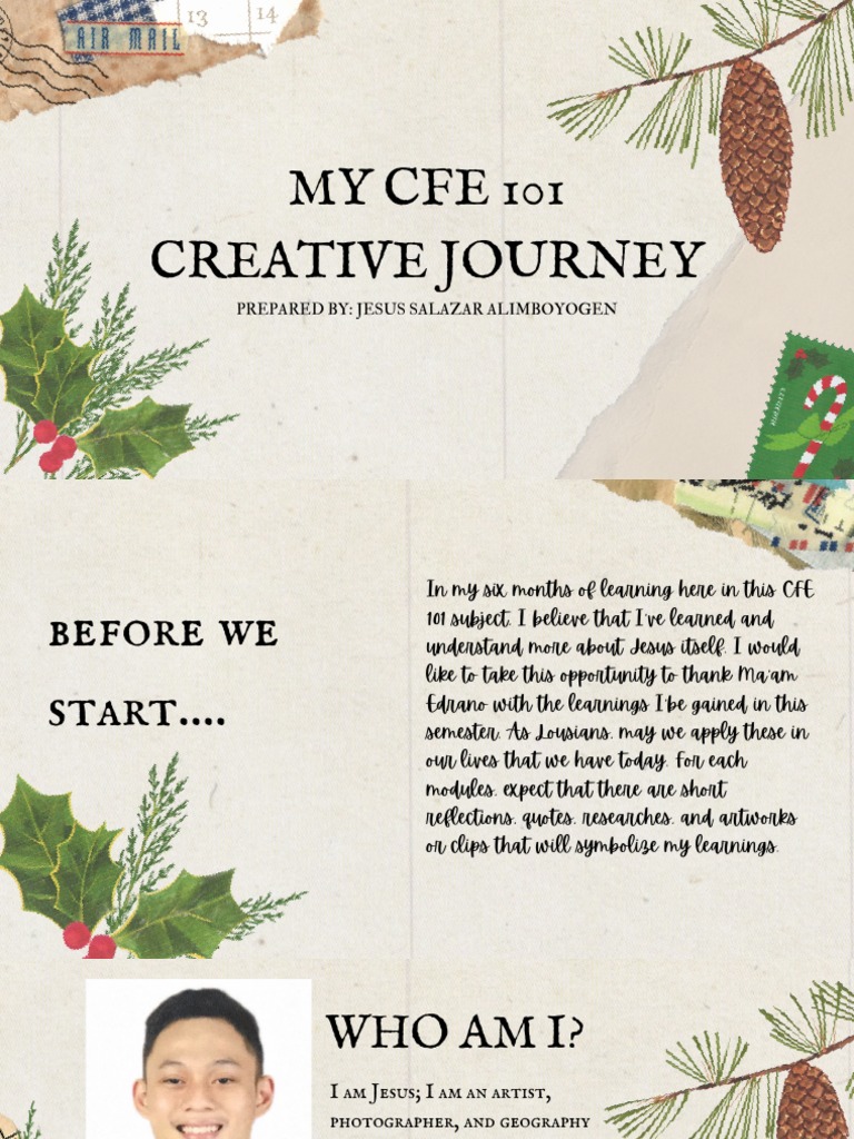My Cfe 101 Creative Journey PDF | PDF | Hebrew Bible | Nevi'im