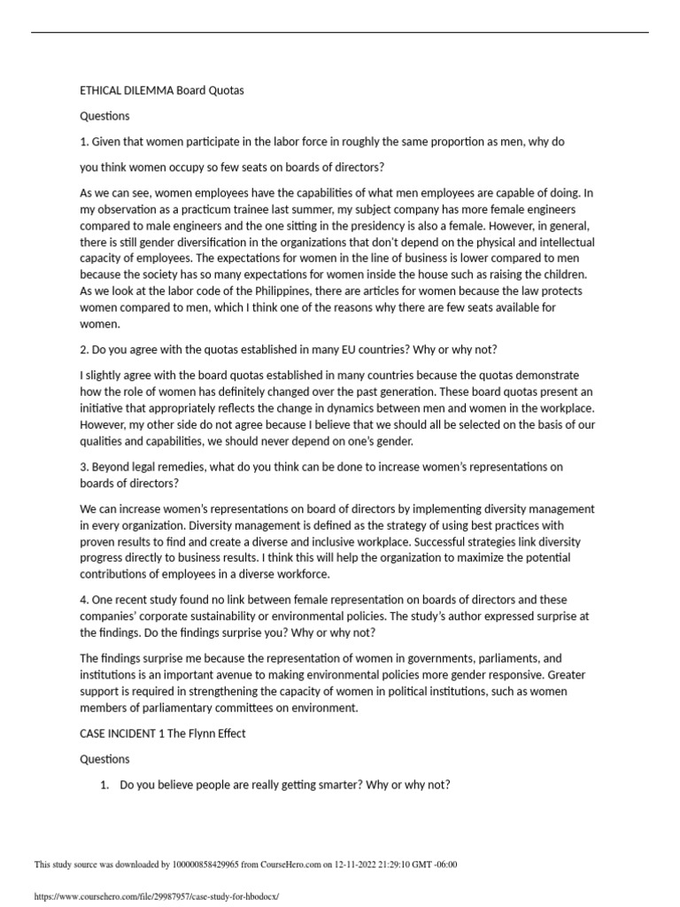 Case Study For Hbo | PDF | Intelligence Quotient | Ageism