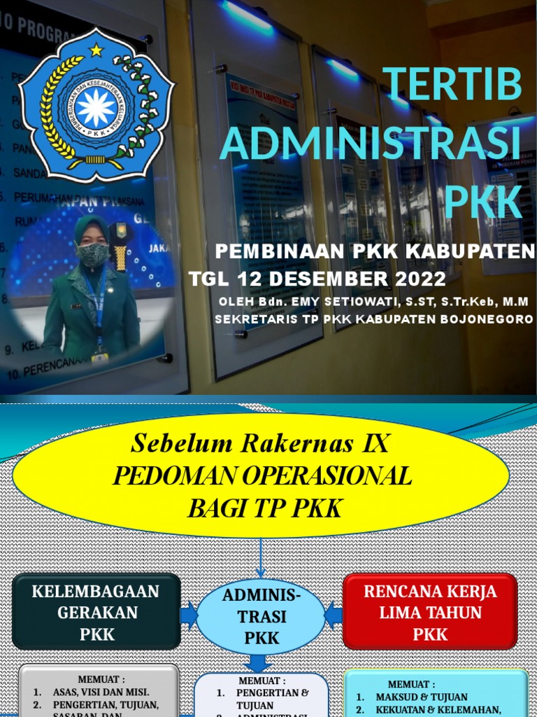 Tertib Administrasi PKK Desa | PDF