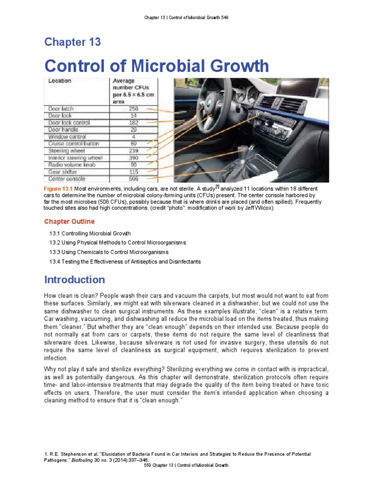 Microbial Growth Control Methods | PDF | Sterilization (Microbiology ...
