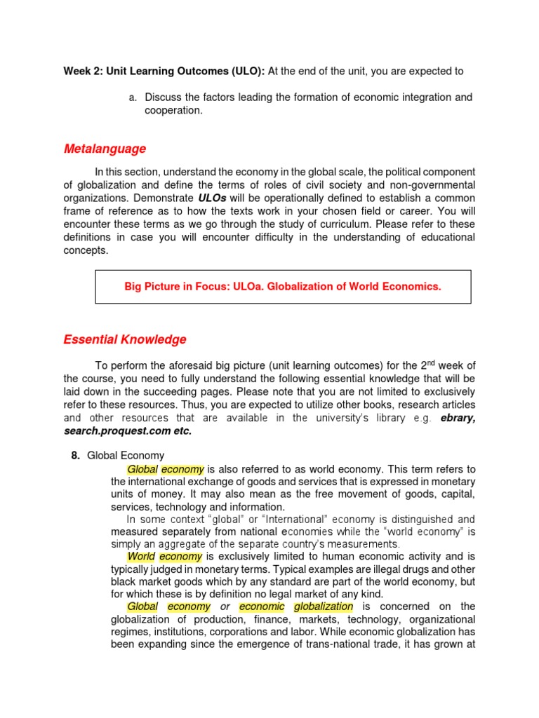 Lesson 2 GE3 | PDF | Economics | Mercantilism