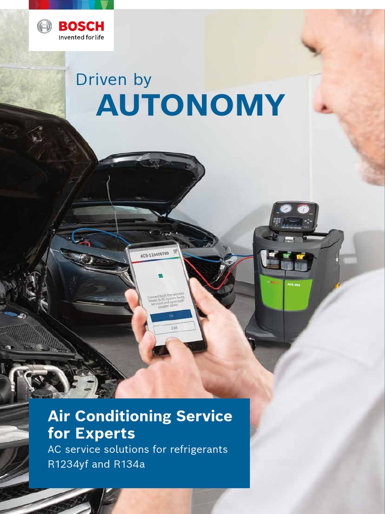 Bosch AC Service Solutions Overview | PDF | Air Conditioning | Pump