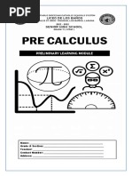 Pre-Calculus Quarter 1 - Module 3: Parabolas | PDF | Ellipse | Perpendicular