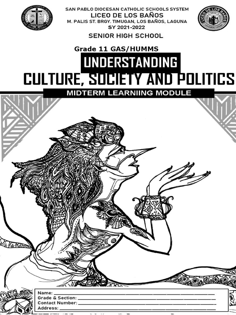 Ucsp Module Midterm Leo Omilig | PDF | Deviance (Sociology) | Evolution