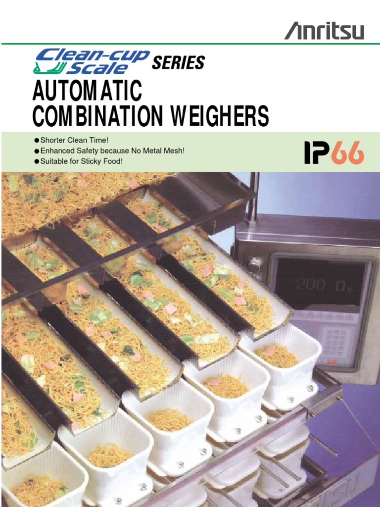 Auto Combination Weigher K Series | PDF