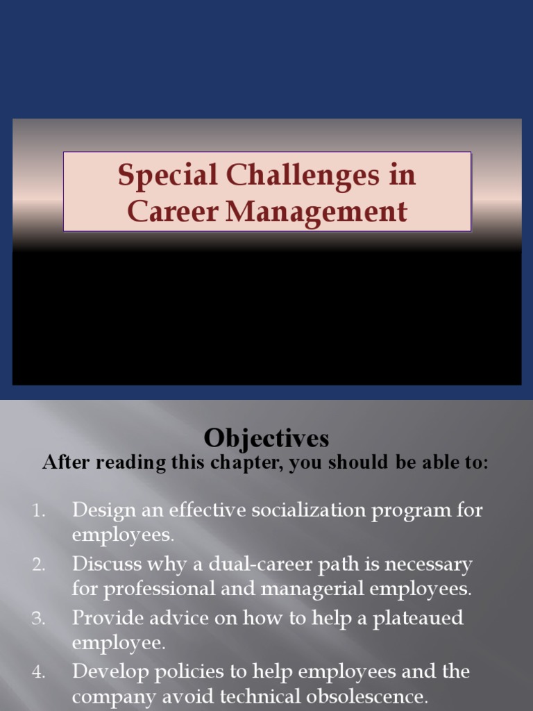 Career Management Challenges and Solutions | PDF | Employment ...