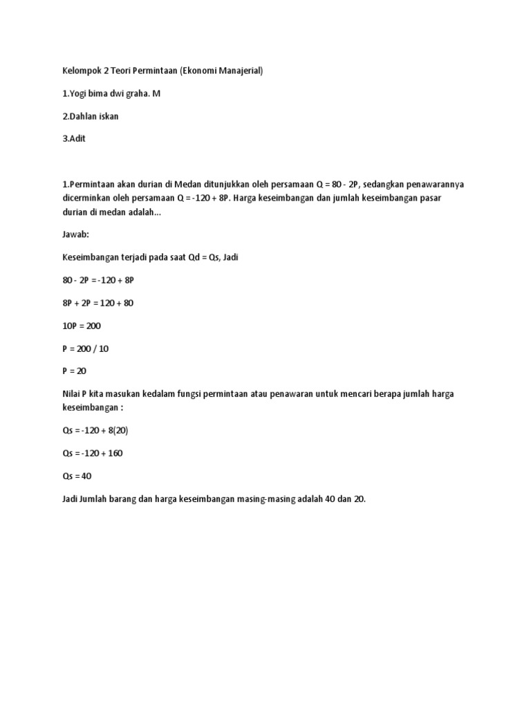 Kelompok 2 Teor | PDF