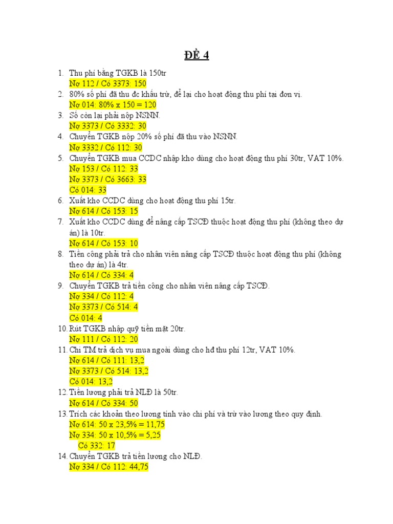 KTGK - KTC - Đề 4 | PDF