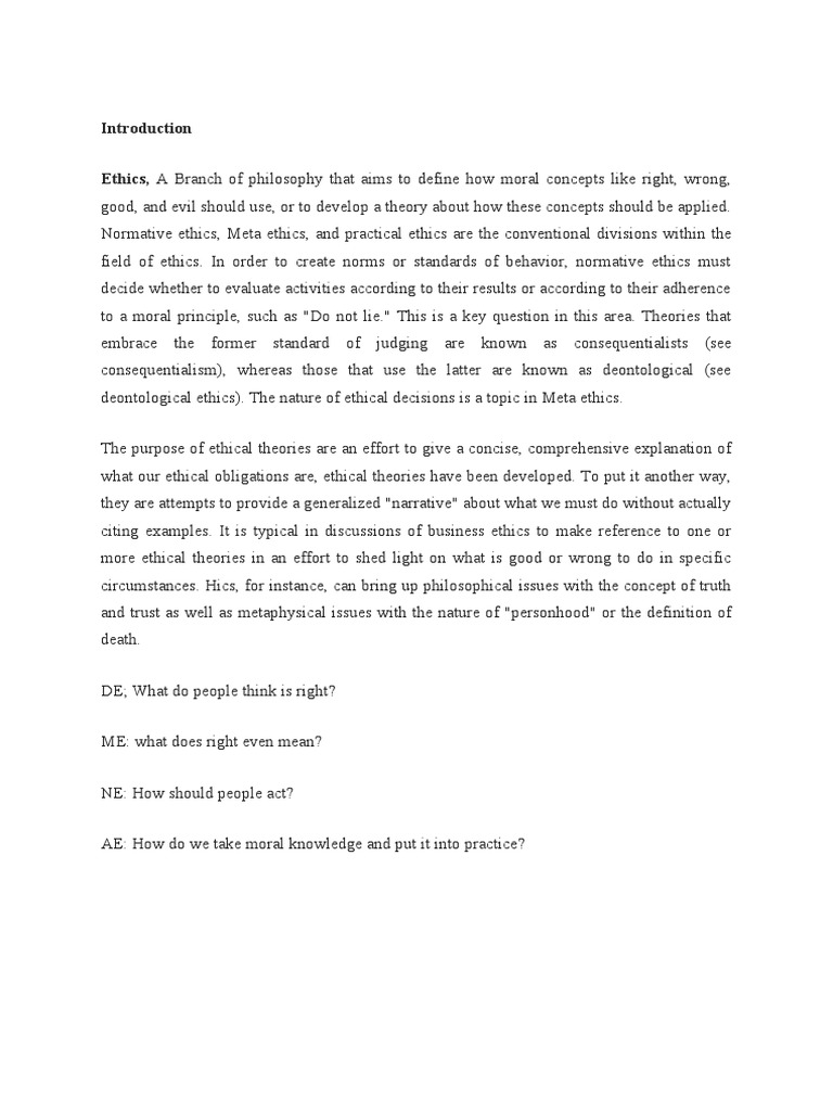Introduction to Ethics in 40 Characters | PDF | Morality | Virtue Ethics