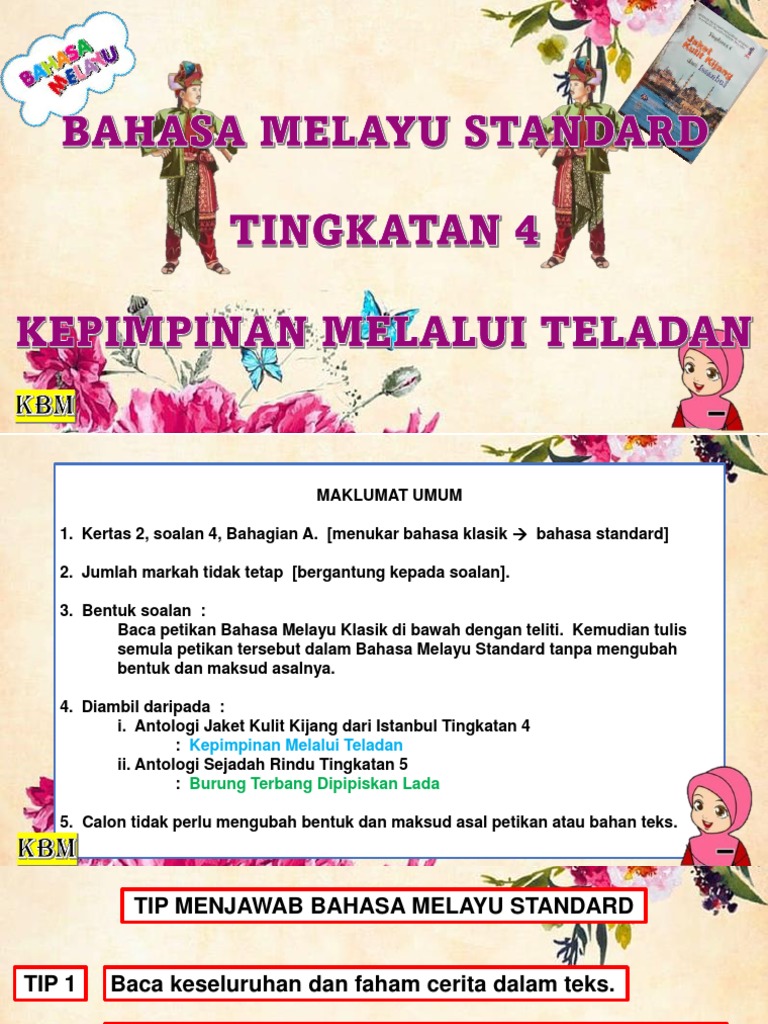 Bahasa Melayu Standard Tingkatan 4 | PDF