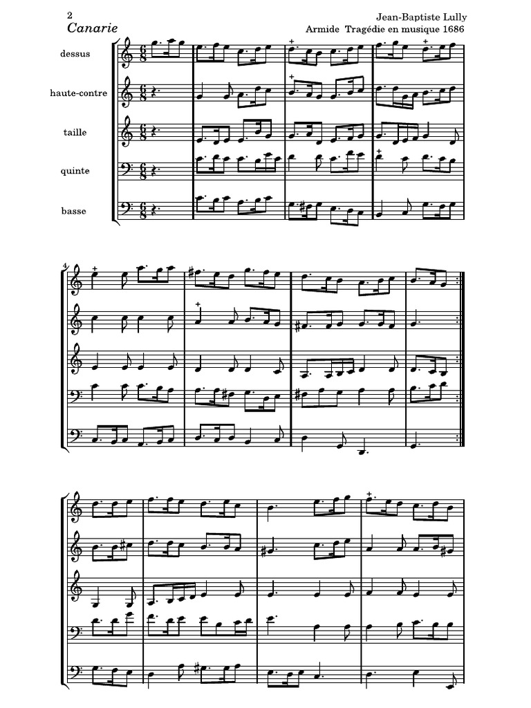 Lully Canarie | PDF