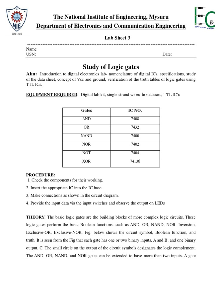 Logic Circuits | PDF
