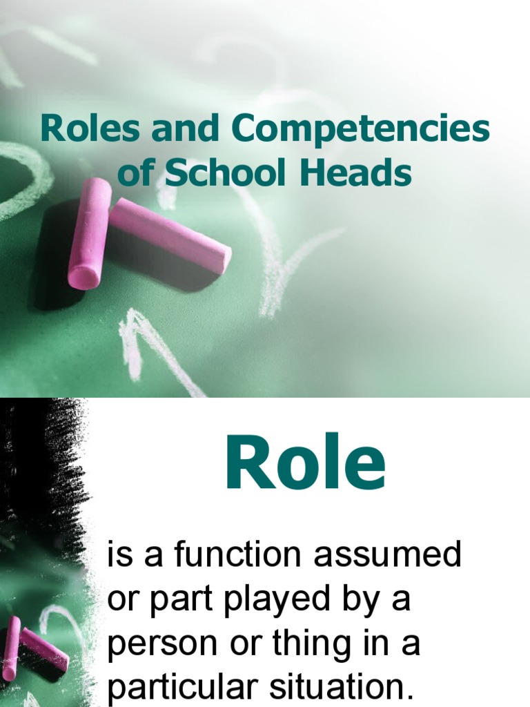 Educ 18 Chapter 12 Roles and Competencies of School Heads Group 6 BSED ...