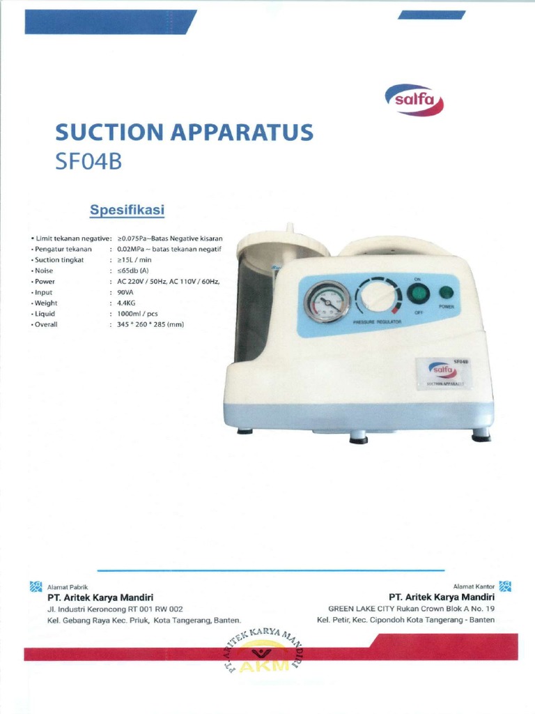 Suction Apparatus | PDF