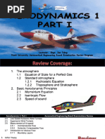 Aerodynamics Formulas | PDF | Fluid Dynamics | Aerodynamics