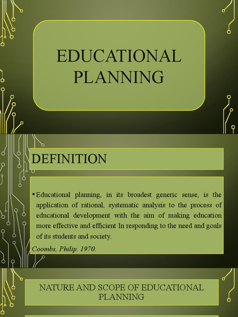 Educational Planning | PDF | Curriculum | Cognition Educational Planning | PDF | Curriculum | Cognition
