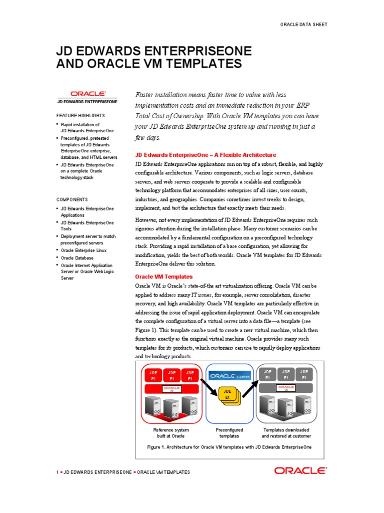 JDE VM Templates | PDF | Virtual Machine | Web Server