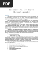 Paper Chromatography Lab Report | PDF | Chromatography | Elution