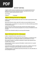 Report Writing Format ISC | PDF
