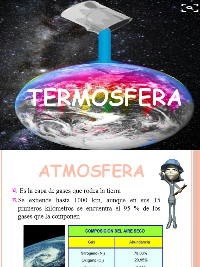 Características y funciones de la termosfera, la capa superior de la atmósfera terrestre | PDF ...