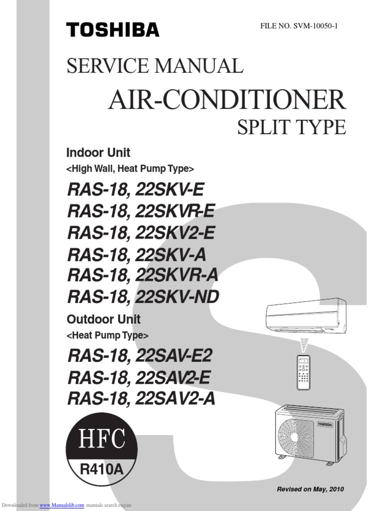 Ras18 22skve | PDF | Air Conditioning | Switch