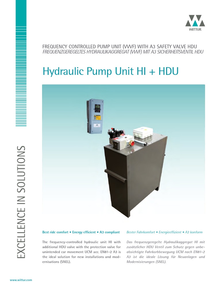 04-HI Pump Unit GB de Sept2013-Low | PDF