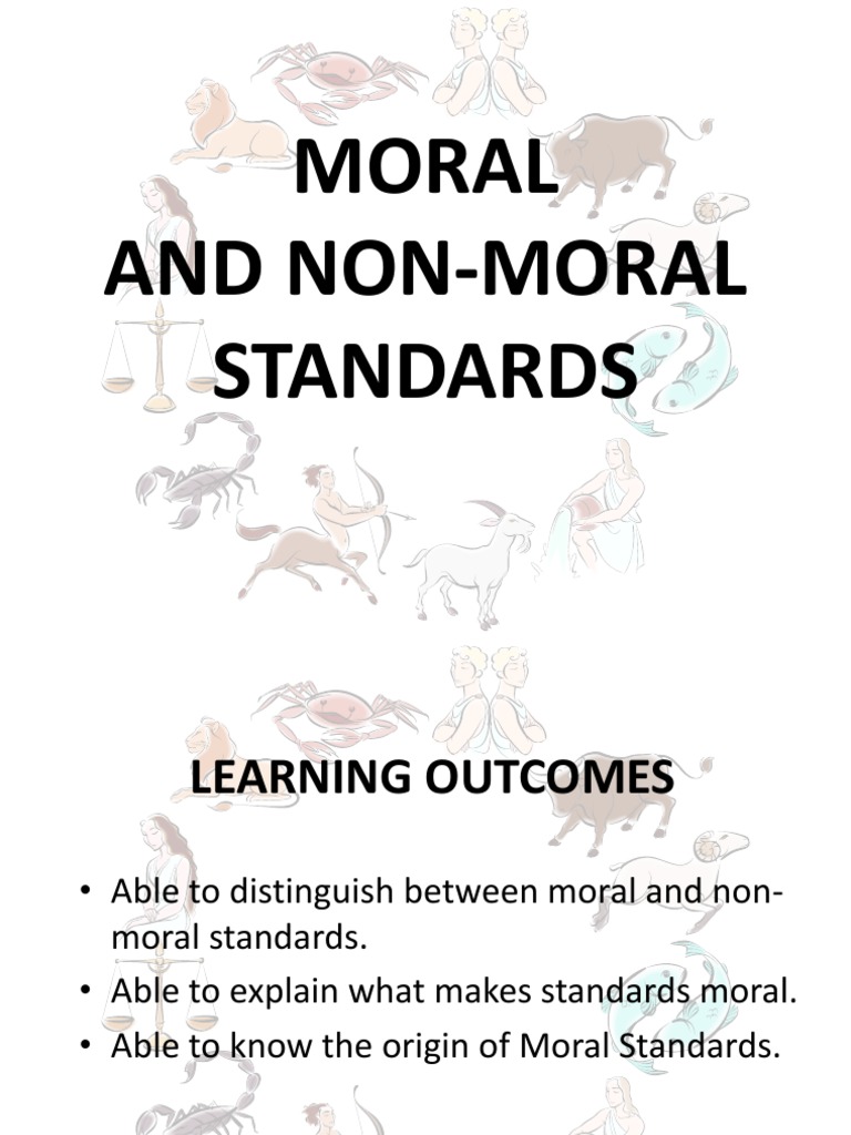 Distinguishing Moral and Non-Moral Standards | PDF | Morality | Natural Law