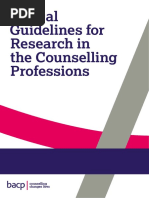 BACP Ethical Framework 2025 | PDF | Psychotherapy | Counseling Psychology