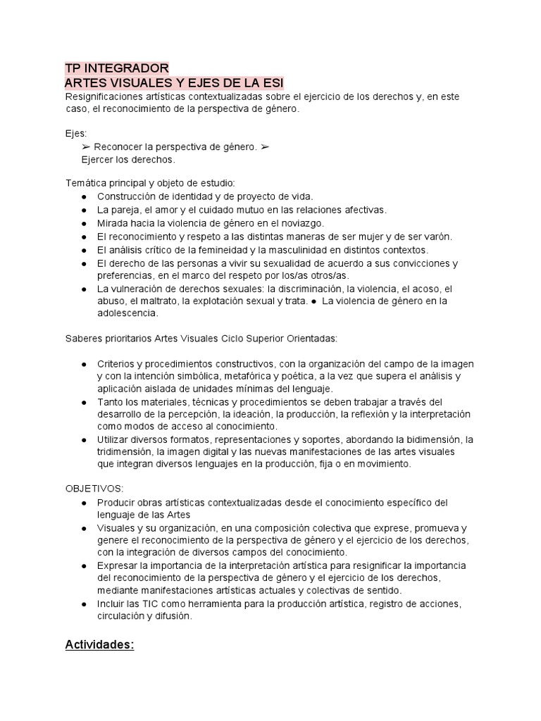 TP Integrador | PDF | Metáfora | Perspectiva (Gráfica)