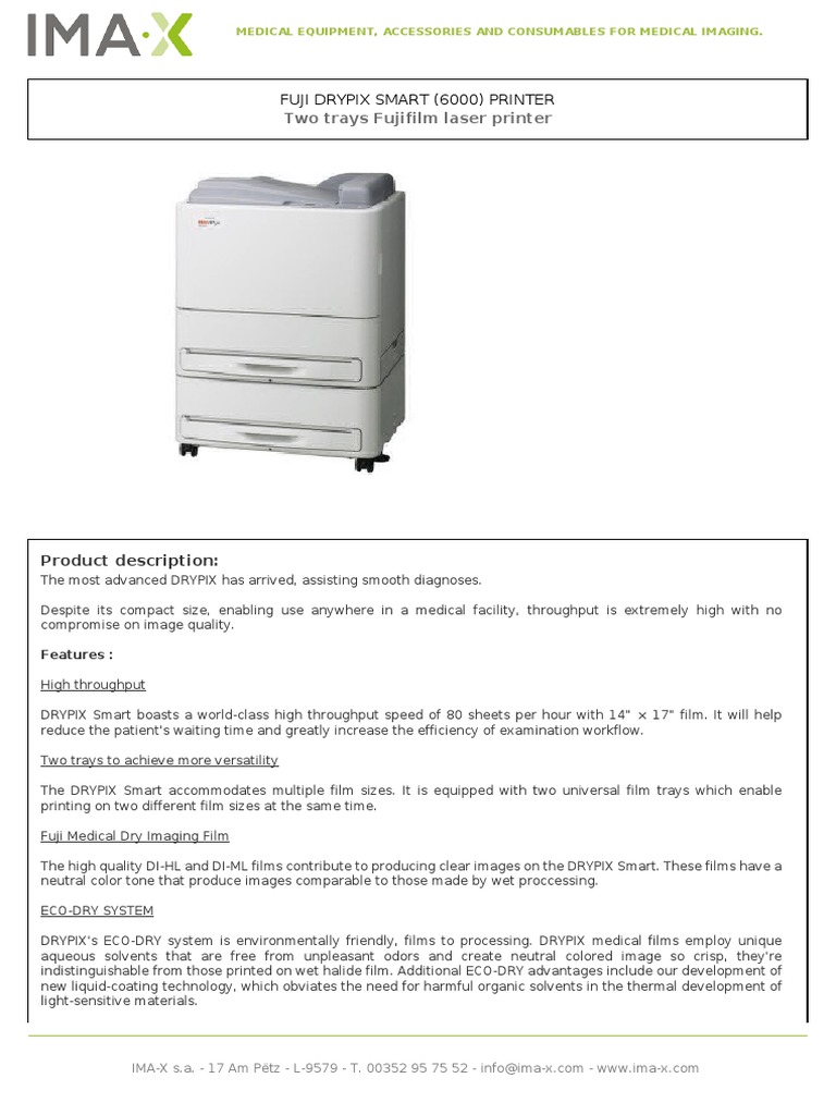 Produit 427 | PDF | Medical Imaging | Printer (Computing)