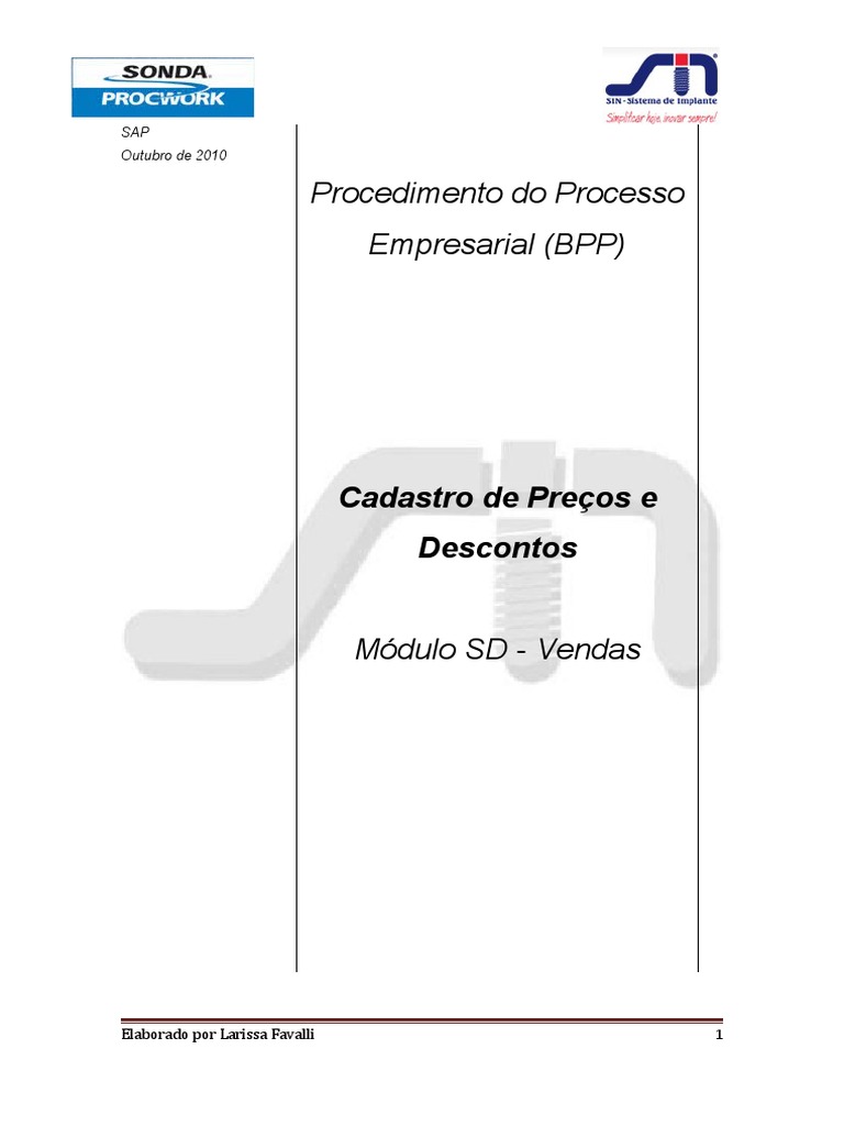 Manual SD Sap Vk11 Cadastro de Precos e Descontos | PDF | Informática ...