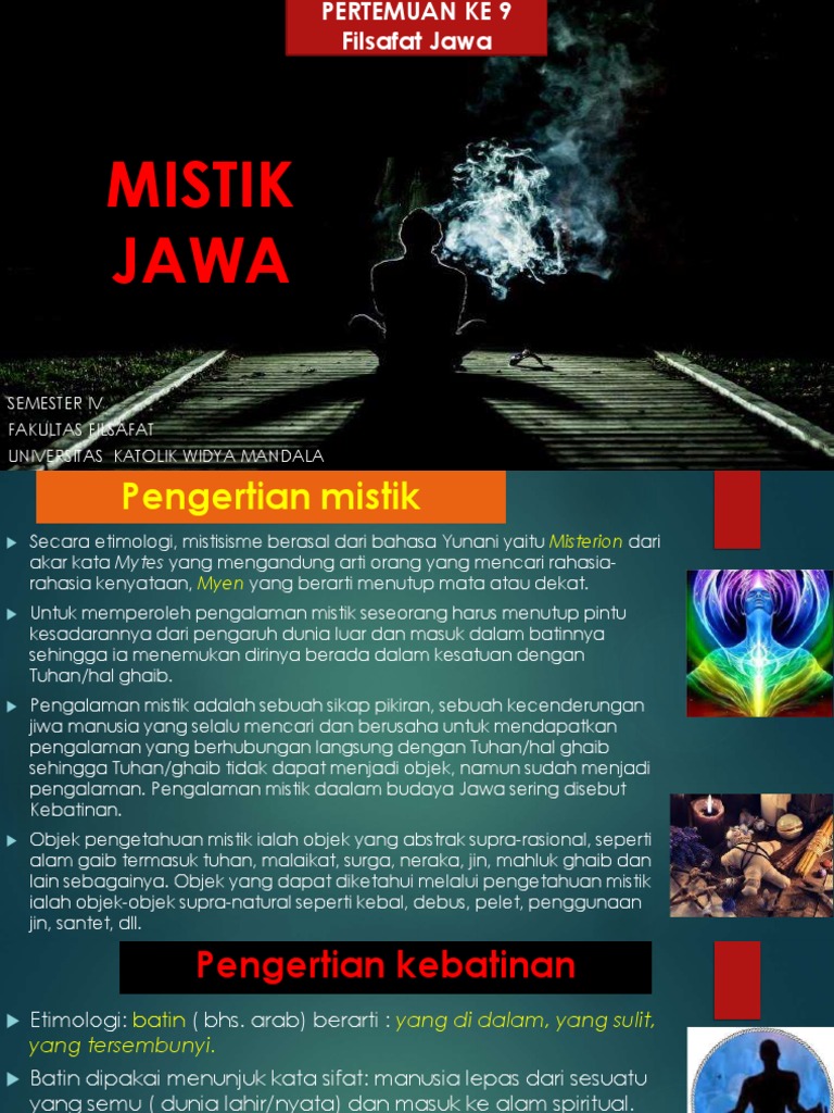 Filsafat Jawa.9.Mistik Jawa | PDF