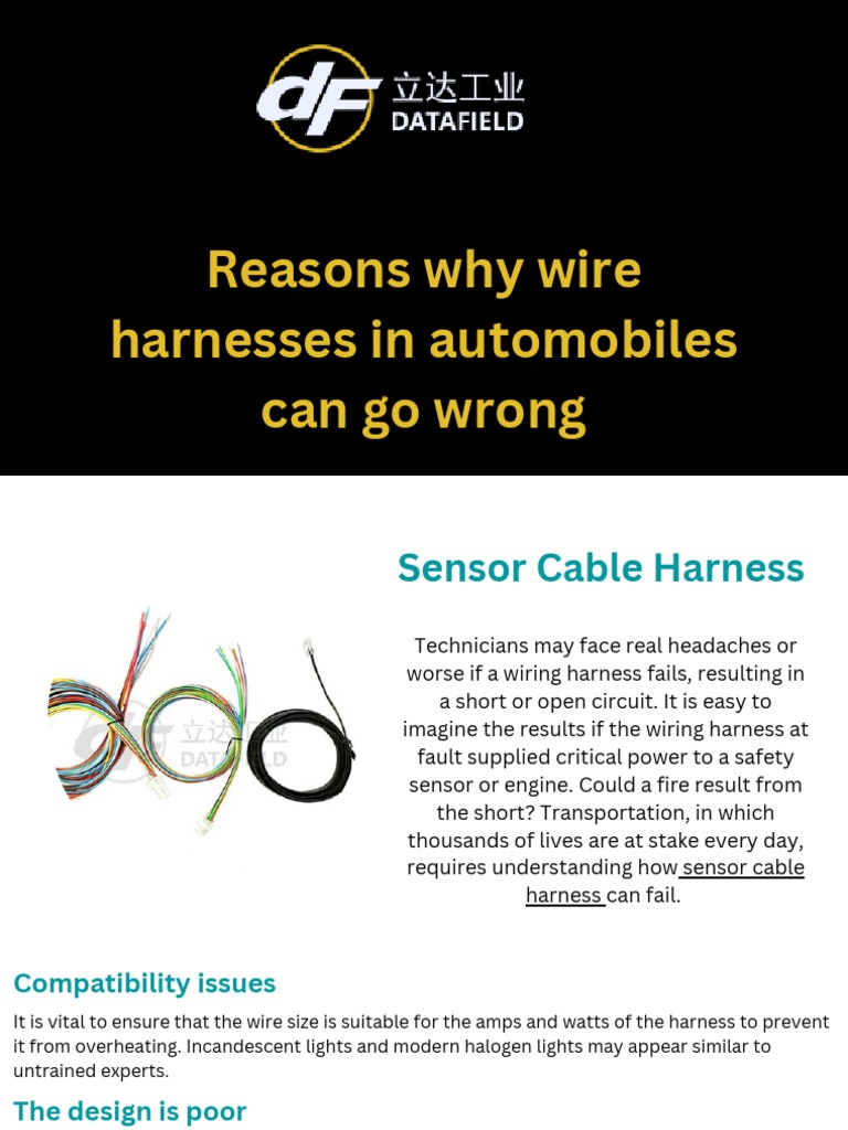 Reasons Why Wire Harnesses in Automobiles Can Go Wrong | PDF