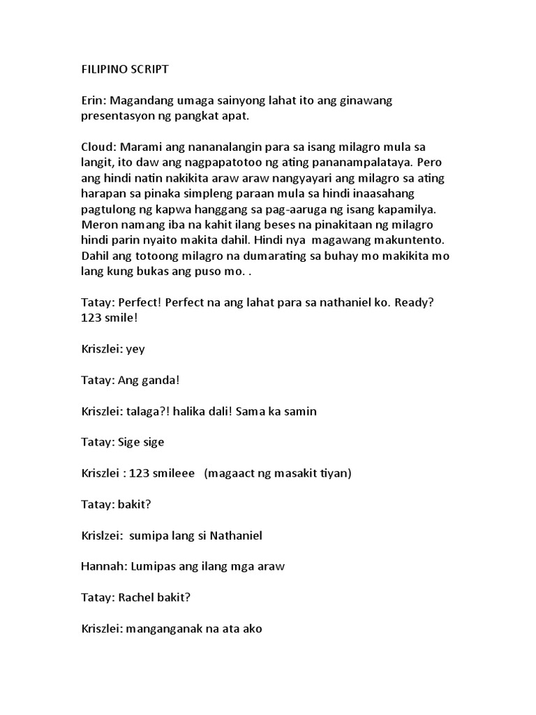 Filipino Script | PDF